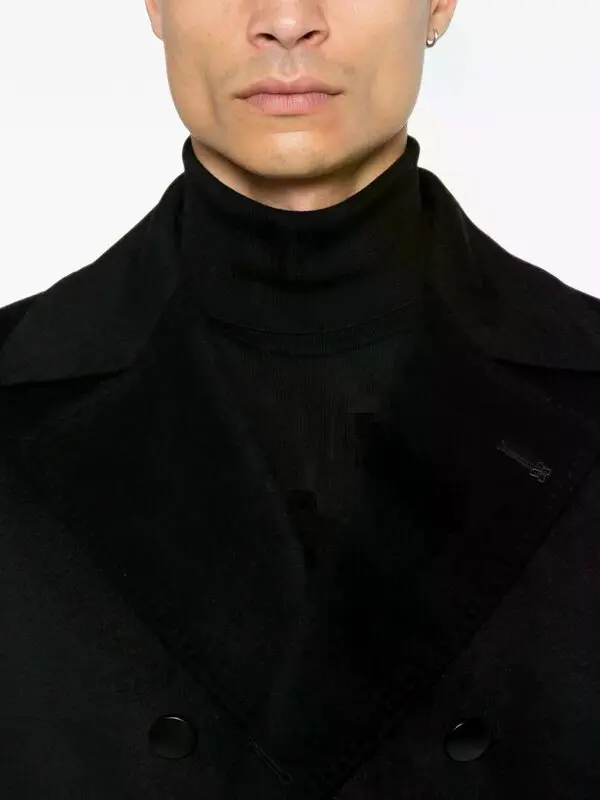 Tagliatore Double-breasted Peak-lapel Coat