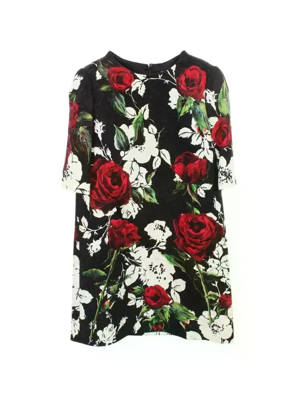 Dolce & Gabbana Floral-print Mini Dress