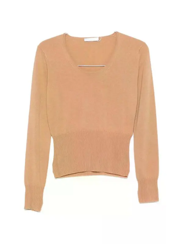 Max Mara Ribbed-knit Sweater - Neutrals