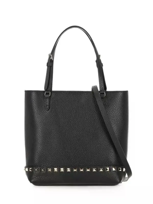 Valentino Garavani Rockstud Grained Tote Bag - Black