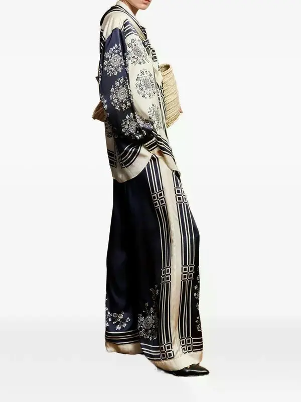 ALEMAIS Banderra Silk Pants