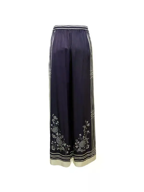 ALEMAIS Silk Wide Leg Pants