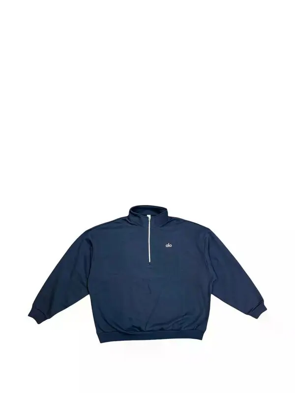 Alo Yoga Accolade Quarter-zip Sweatshirt - Blue