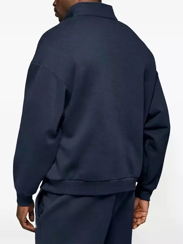Alo Yoga Accolade Quarter-zip Sweatshirt - Blue