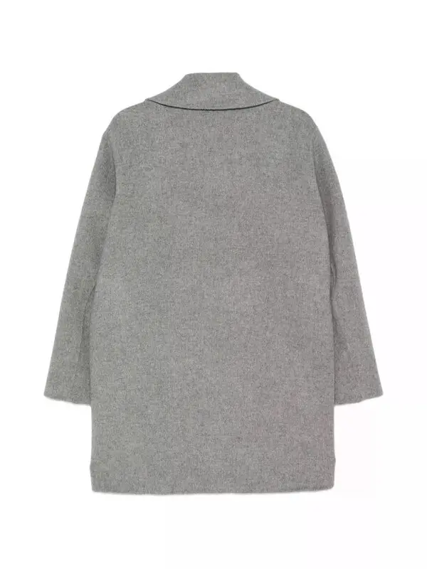 LUISA CERANO Double-faced Coat With Notched Lapel
