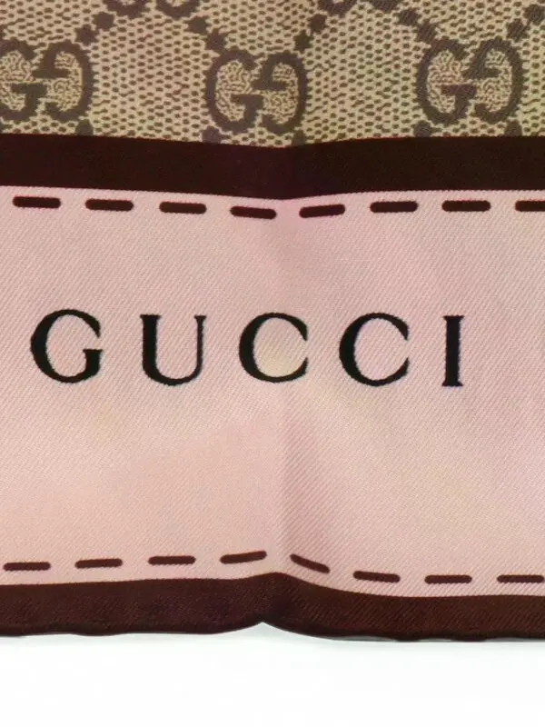 Gucci 2020s Xyuko Higuchi Gg Pattern Scarf