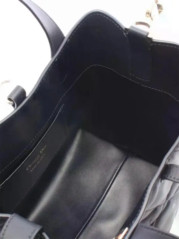Dior Small Tojours Macro Cannage Tote Bag - Black