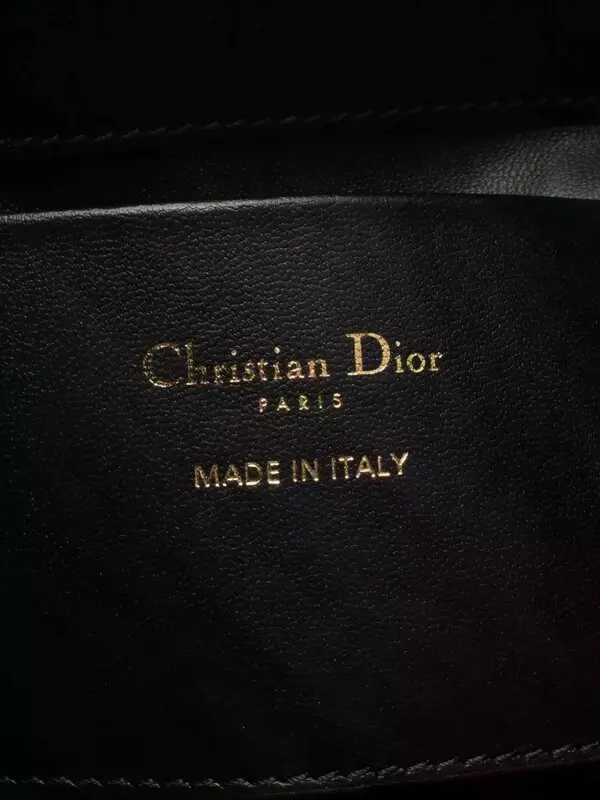 Dior Small Tojours Macro Cannage Tote Bag - Black