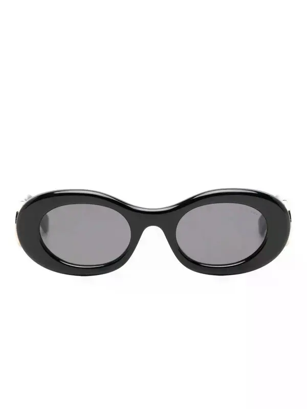 BVLGARI Oval Frame Sunglasses