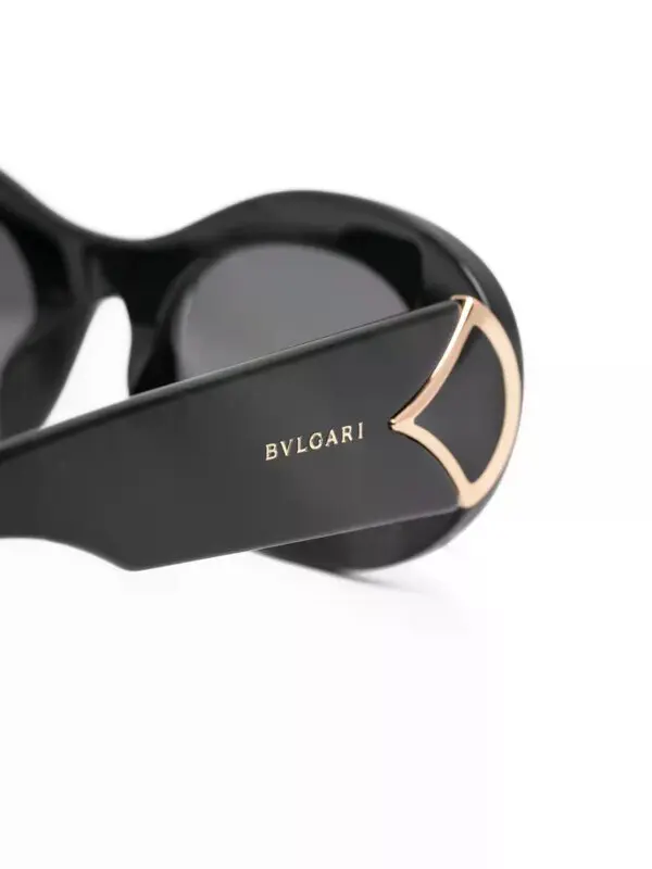 BVLGARI Oval Frame Sunglasses