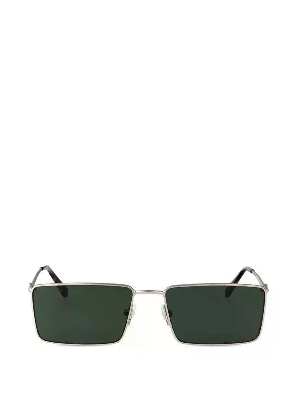 Lacoste Icons Rectangle-frame Metal Sunglasses - Silver