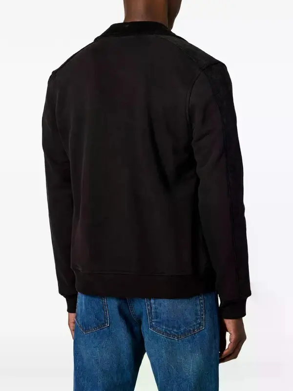 Paul Smith Corduroy Trim Zip-up Jacket