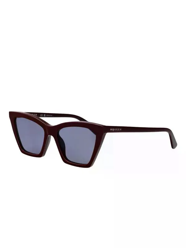 Alexander McQueen Cat Eye Frame Sunglasses - Brown