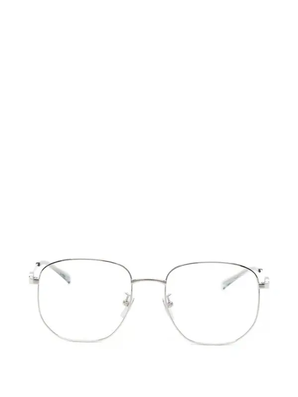 Gucci Square Frame Glasses - Silver
