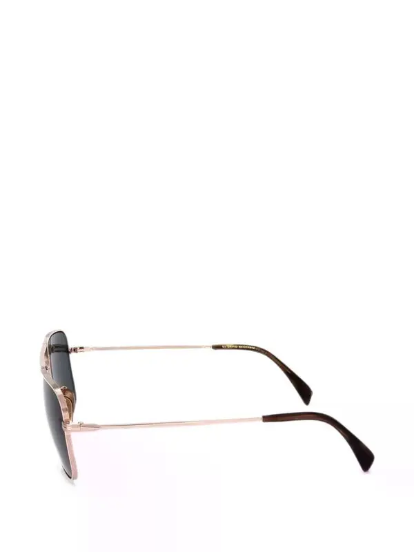 DB EYEWEAR BY DAVID BECKHAM Pilot-frame Double-bridge Sunglasses
