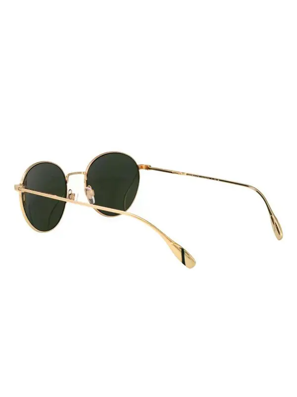 POLO RALPH LAUREN EYEWEAR Gold-tone Round Frame Sunglasses