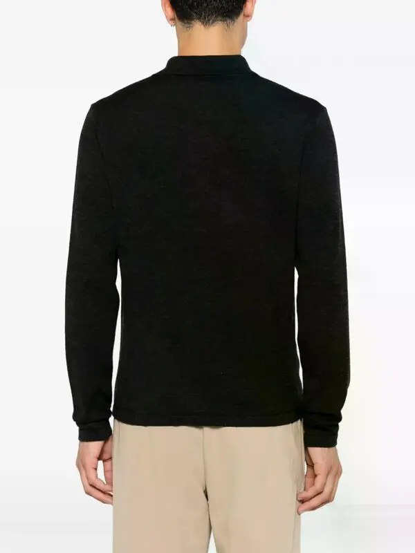 LEMAIRE Long-sleeve Polo Sweater
