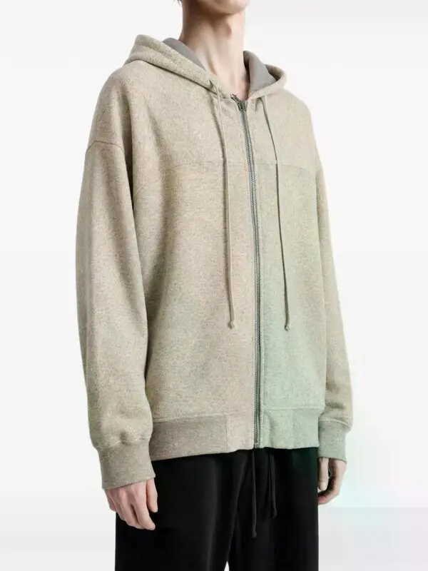 Rick Owens Zip-up Drawstring Hooded Jacket