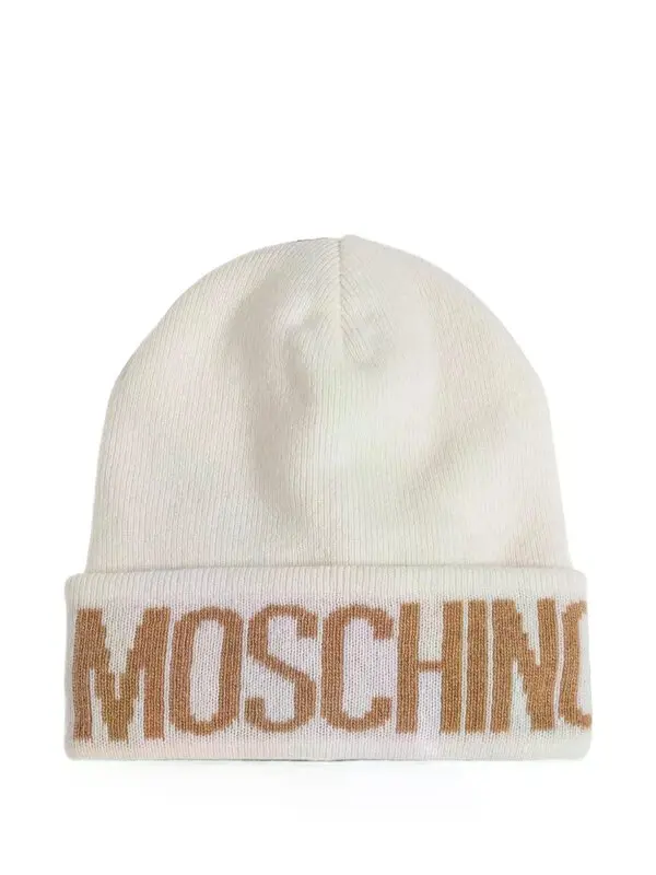 Moschino Logo-intarsia Beanie Hat