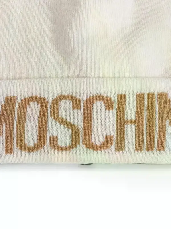 Moschino Logo-intarsia Beanie Hat