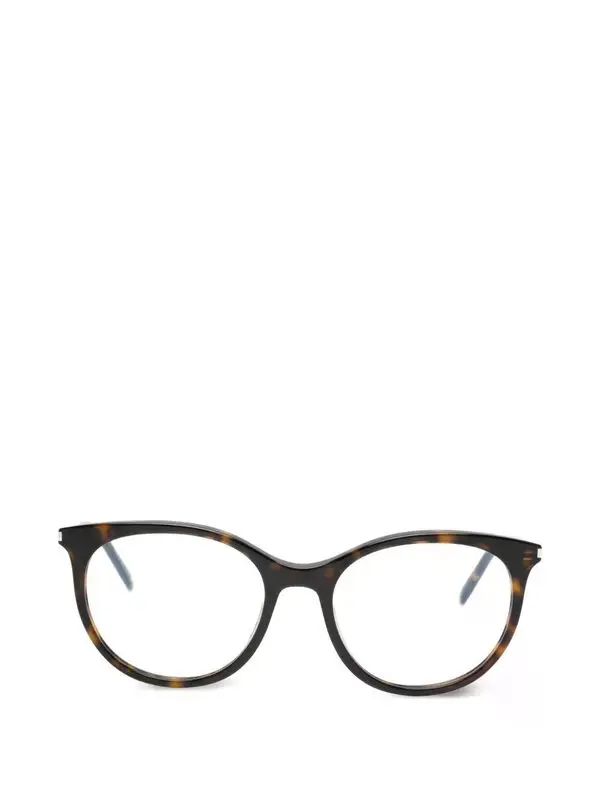 Saint Laurent Tortoiseshell-effect Cat-eye Glasses