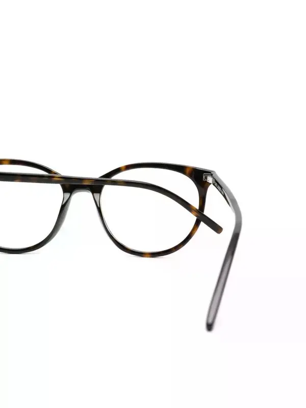Saint Laurent Tortoiseshell-effect Cat-eye Glasses