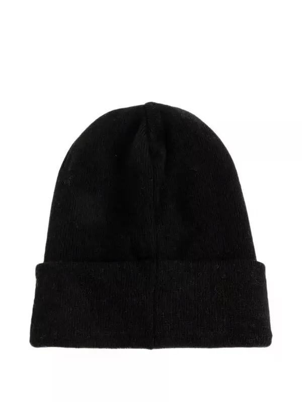 Moschino Intarsia Beanie Hat - Black