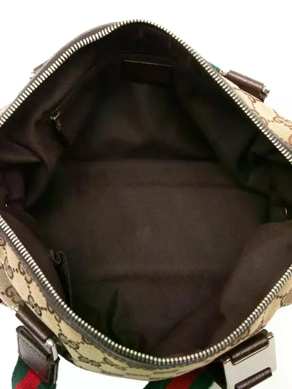 Gucci Gg Canvas Web Pop Handbag