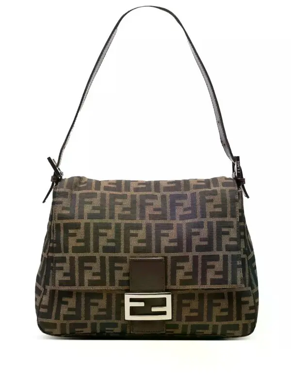 Fendi Zucca Canvas Mamma Forever Shoulder Bag