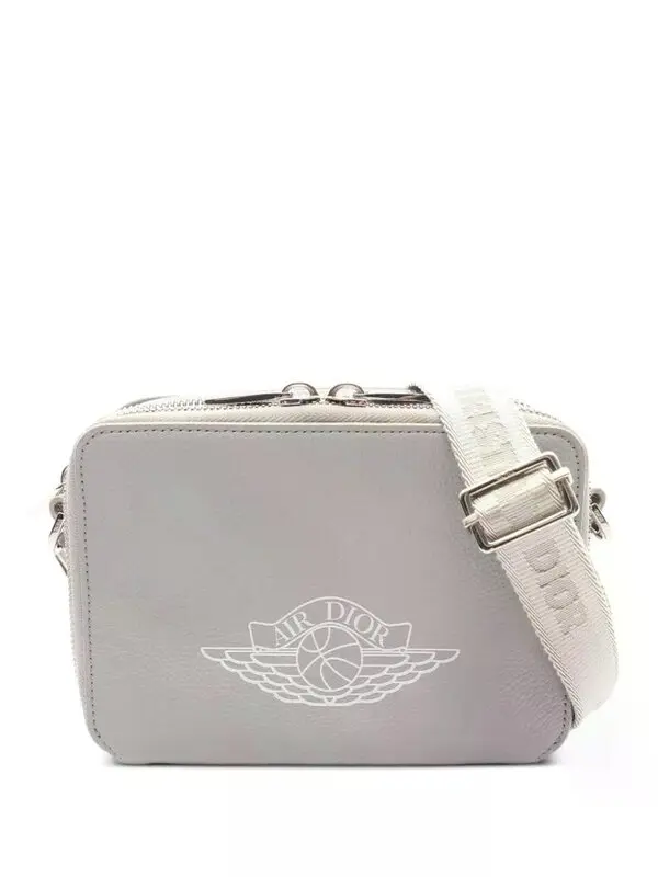 Dior 2000s Air Jordan Wing Logo Shoulder Bag - Grey