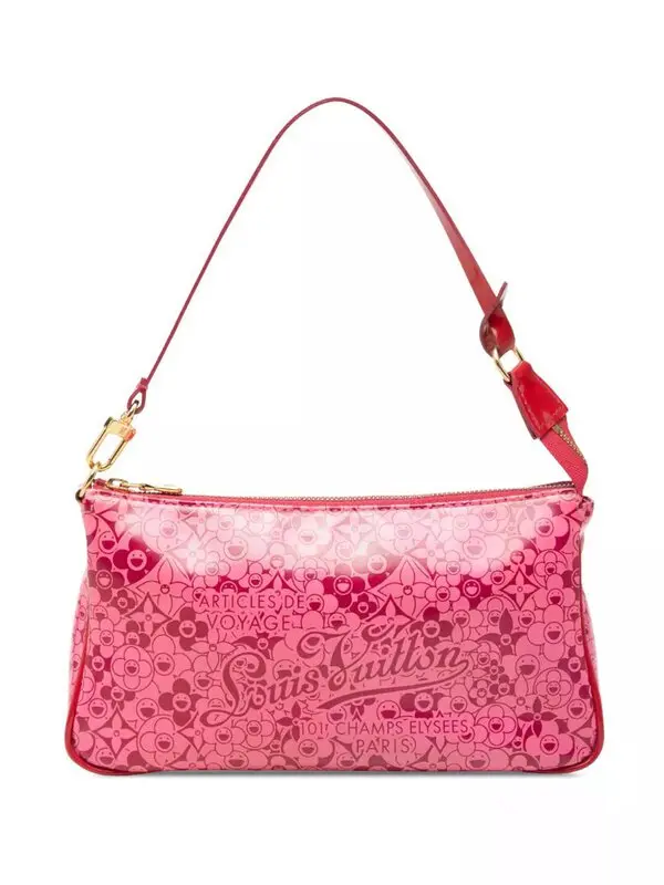 LOUIS VUITTON Takashi Murakami Cosmic Blossom Pochette Accessoires Shoulder Bag - Pink
