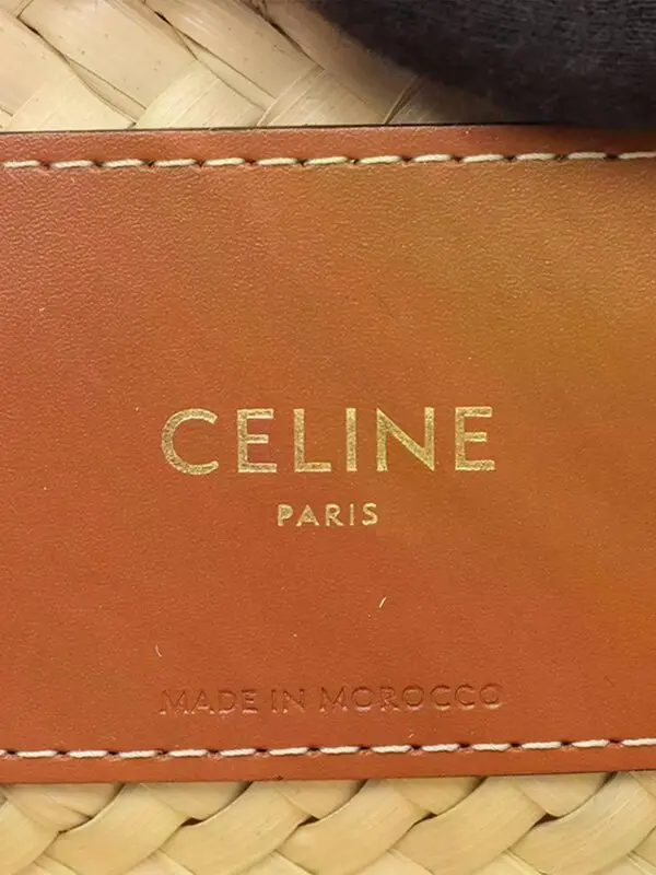 Celine 2000-2026 Medium Raffia Classic Panier Tote Bag