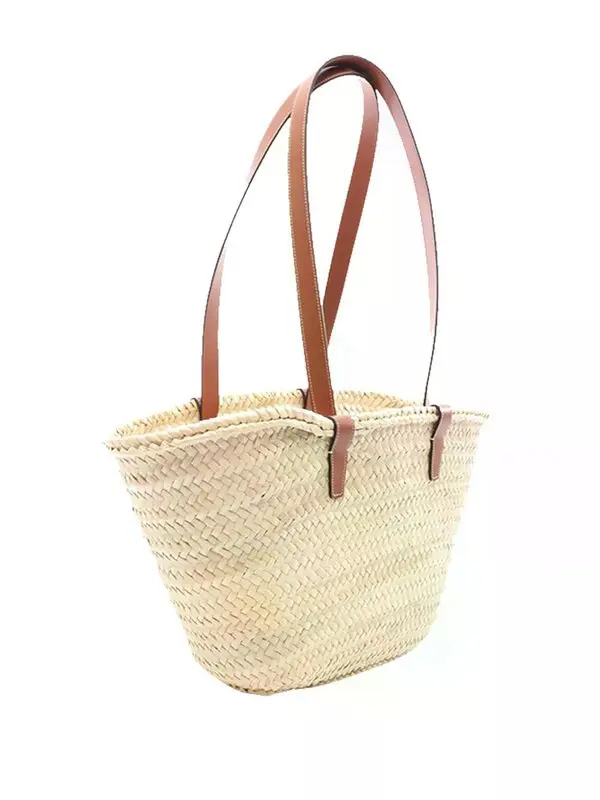 Celine 2000-2026 Medium Raffia Classic Panier Tote Bag