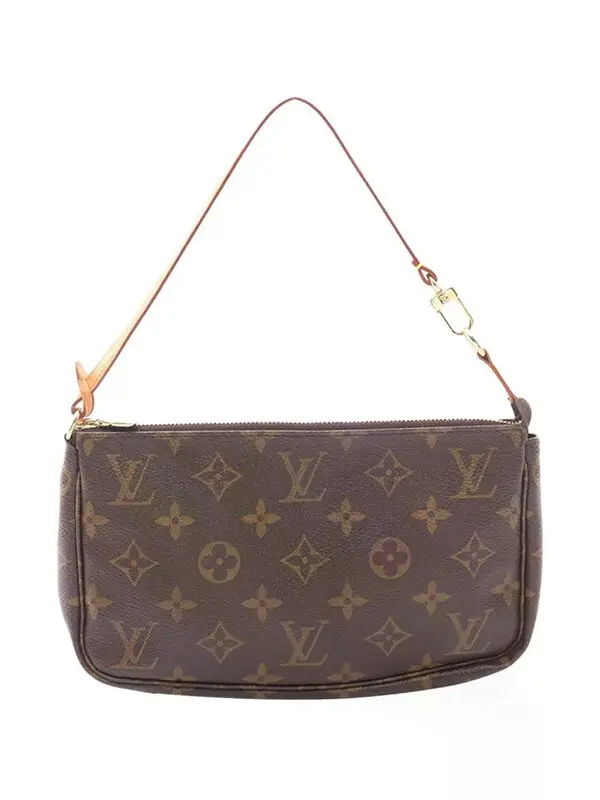 LOUIS VUITTON 2002 Monogram Pochette Accessoires Shoulder Bag