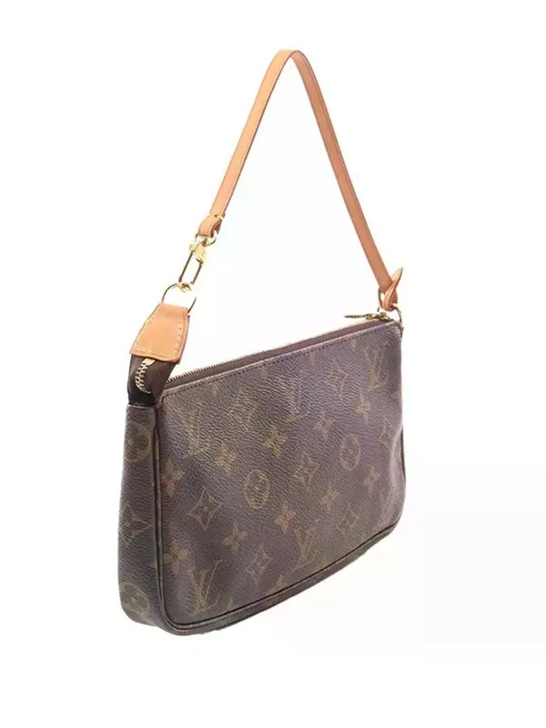 LOUIS VUITTON 2002 Monogram Pochette Accessoires Shoulder Bag