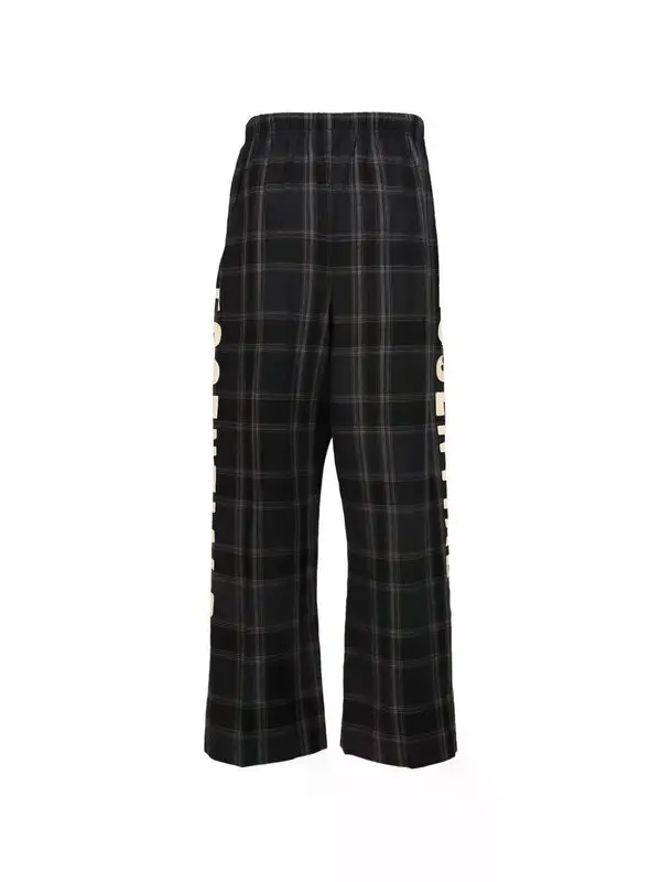 Fear Of God Plaid Flannel Trousers - Black
