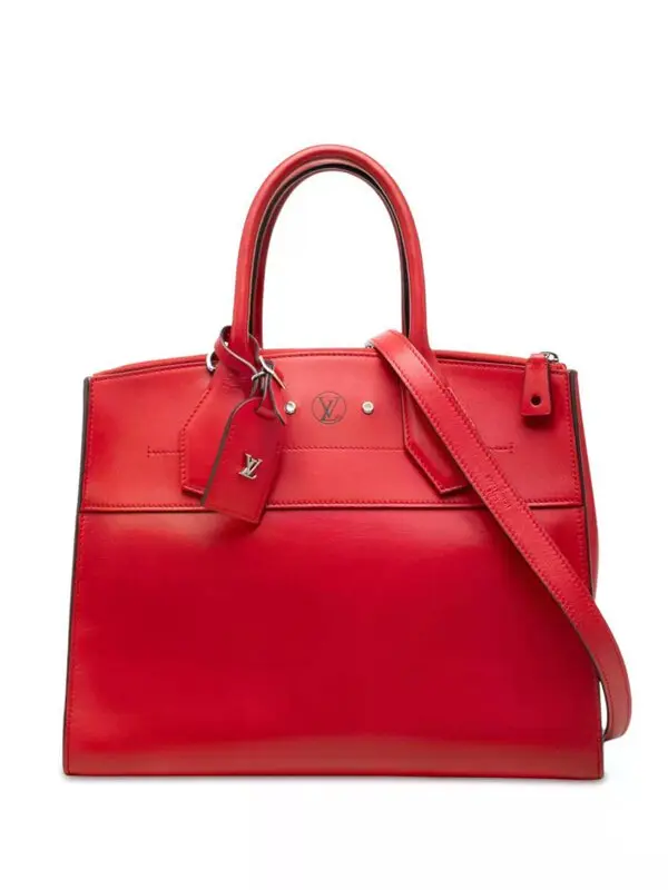 LOUIS VUITTON City Steamer Mm Satchel - Red