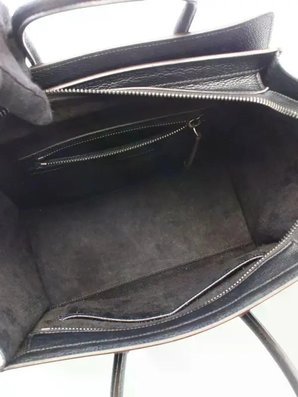 Celine 2000-2026 Micro Drummed Calfskin Luggage Tote Bag