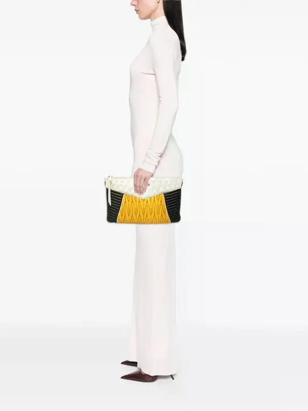 Miu Miu 2014 Nappa Biker Clutch Bag - Multicolour
