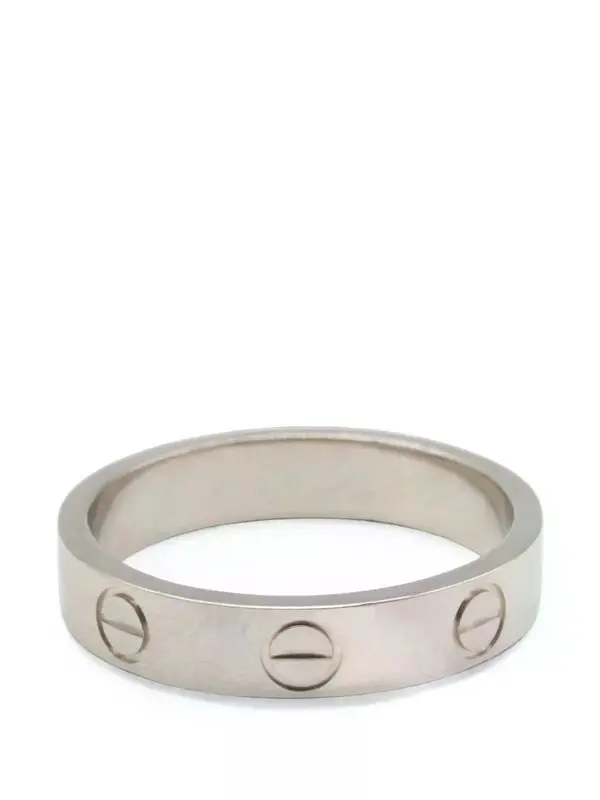 Cartier 2010s Mini Love Ring - Silver