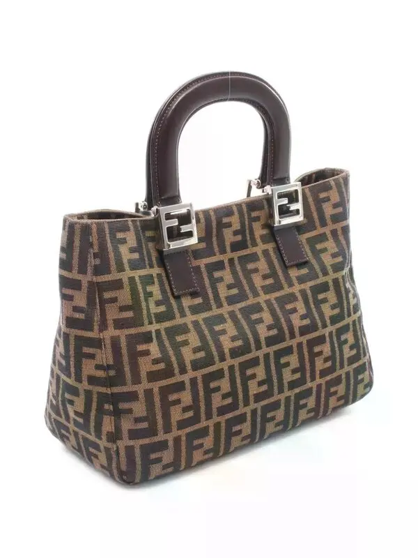 Fendi 2000s Zucca Tote Bag - Brown