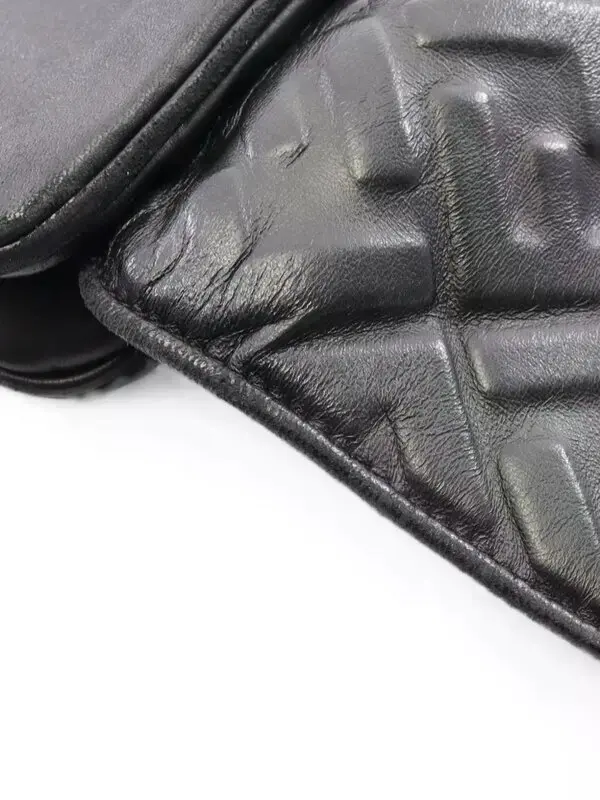 Fendi 2000s Ff Embossed Belt Bag