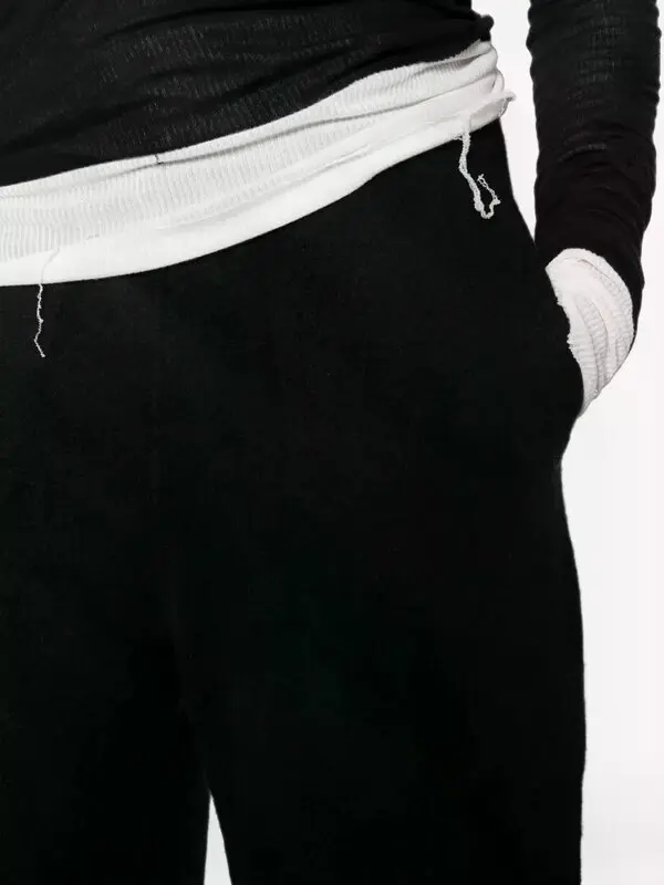 Rick Owens Ribbed-waist Trousers