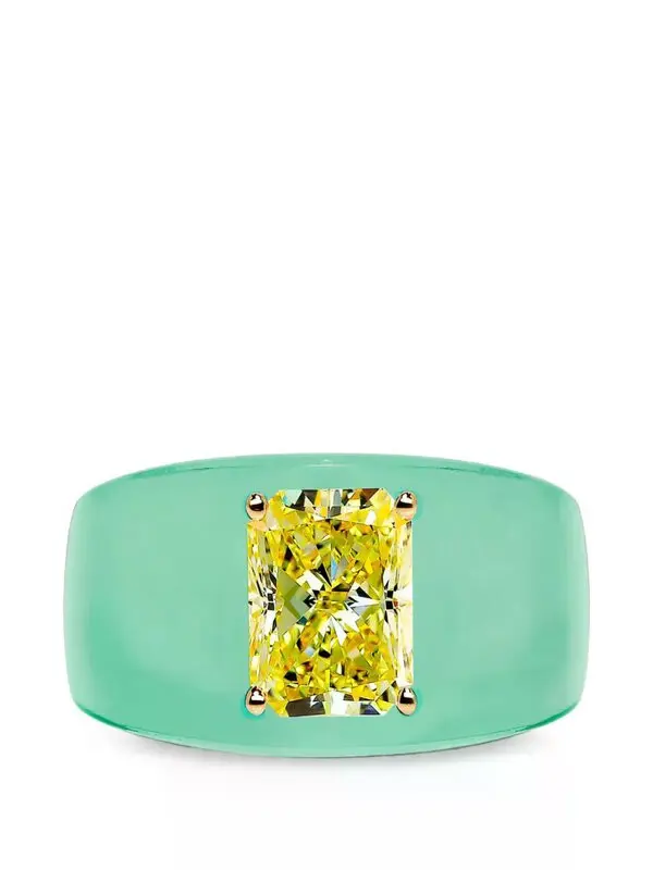 SOLO FOR DIAMONDS Diamond Chunky Ring