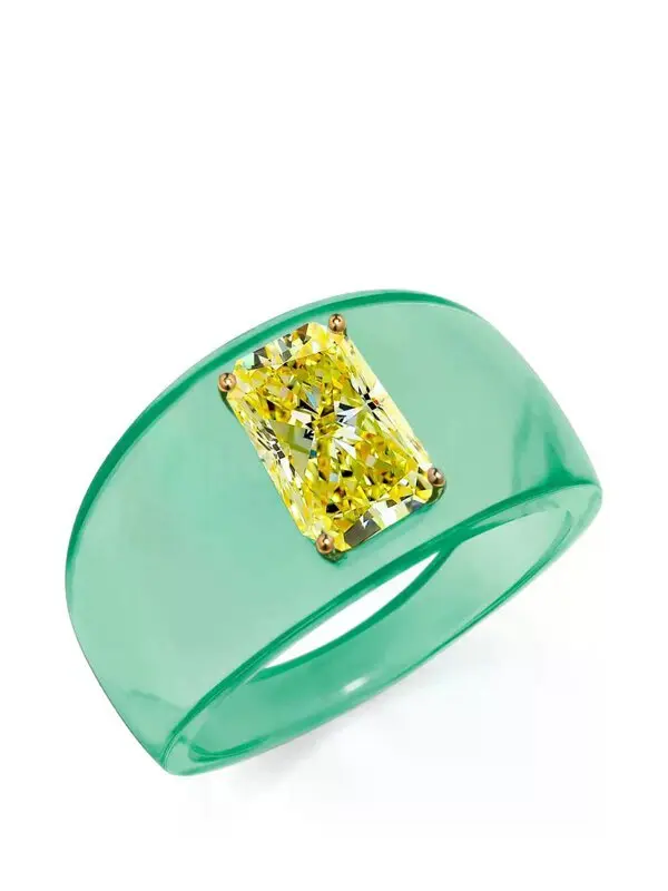 SOLO FOR DIAMONDS Diamond Chunky Ring