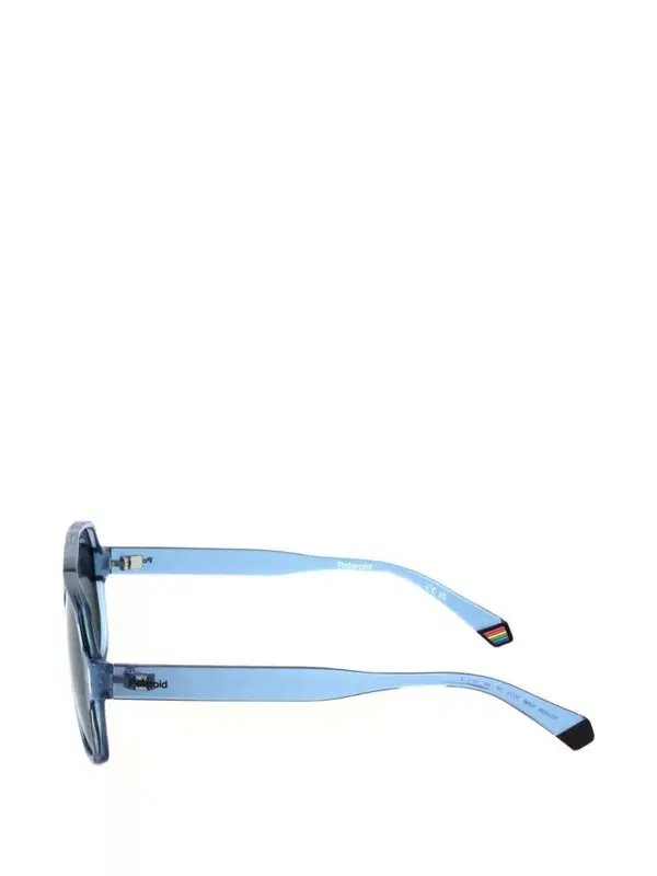 POLAROID Geometric Frame Double Bridge Sunglasses