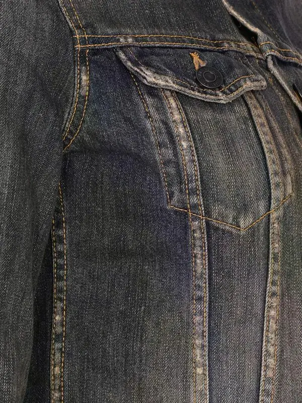 Balenciaga Lace-up Denim Jacket