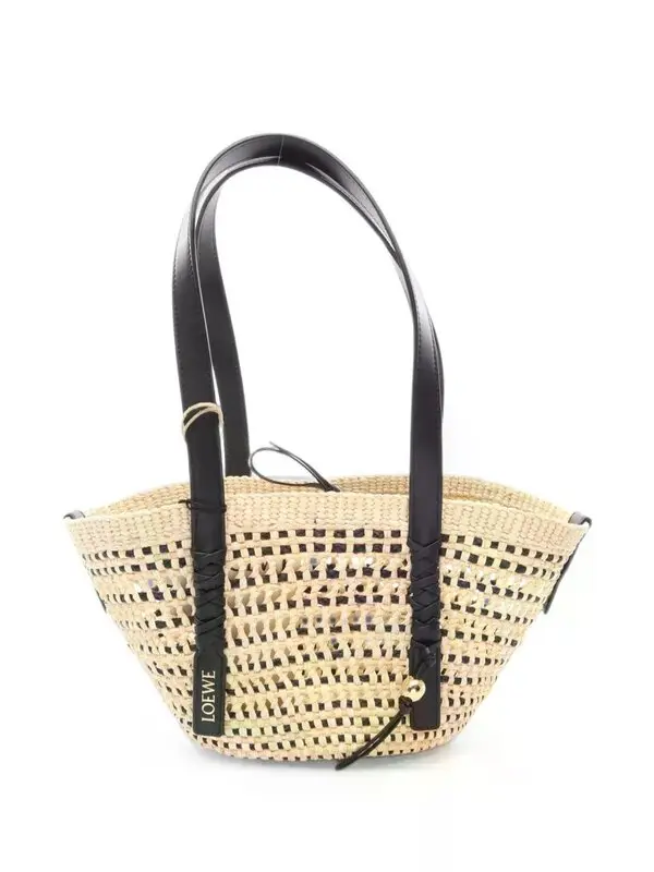 Loewe 2020s Paula's Ibiza Braided Basket Bag - Neutrals