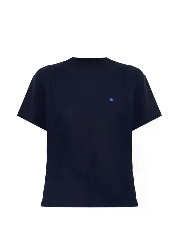 JIL SANDER Logo Embroidered T-shirt