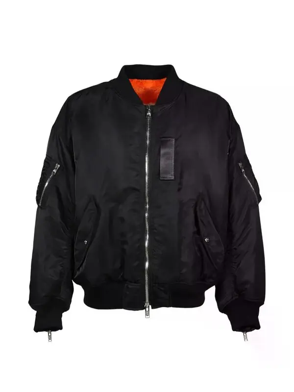 MASTERMIND WORLD Reversible Skull-embroidered Bomber Jacket - Black